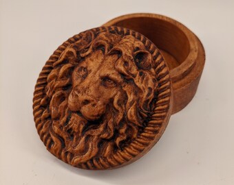 Lion Trinket Box | Etsy