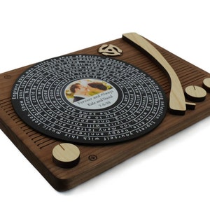 Solid Wood Custom Song Lyrics Vinyl Record Art Wall Hanging - Etsy