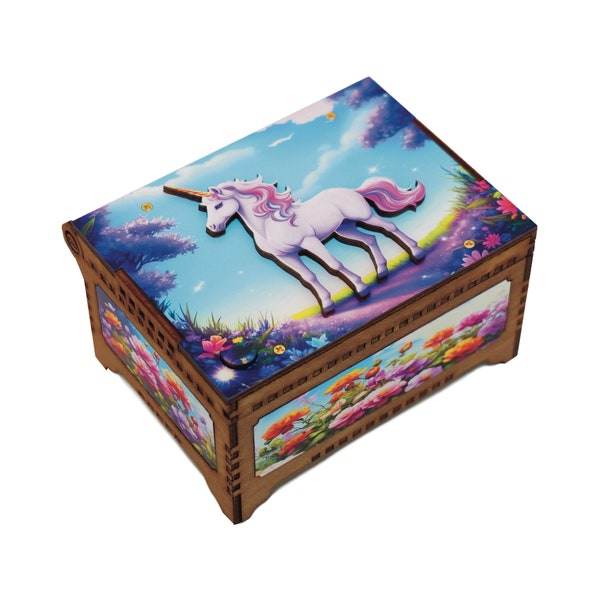 Unicorn Box - Etsy
