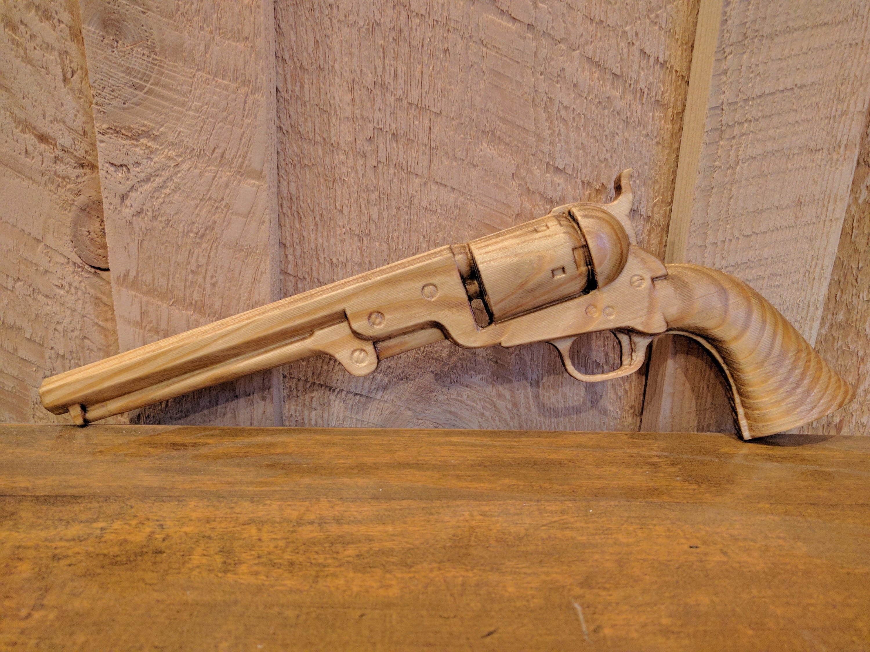 Solid Wood Gun
