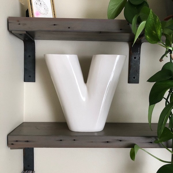 V Shape Vase - Etsy