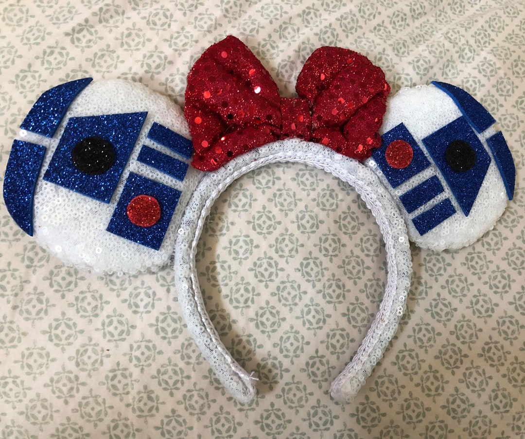 R2-D2 Custom Mickey Ears - Etsy