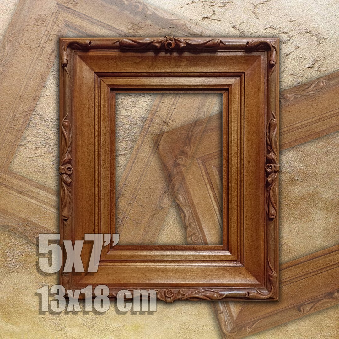 Vintage Style Picture Frame 5x7. Ornate Photo Frame 13x18 Cm. - Etsy