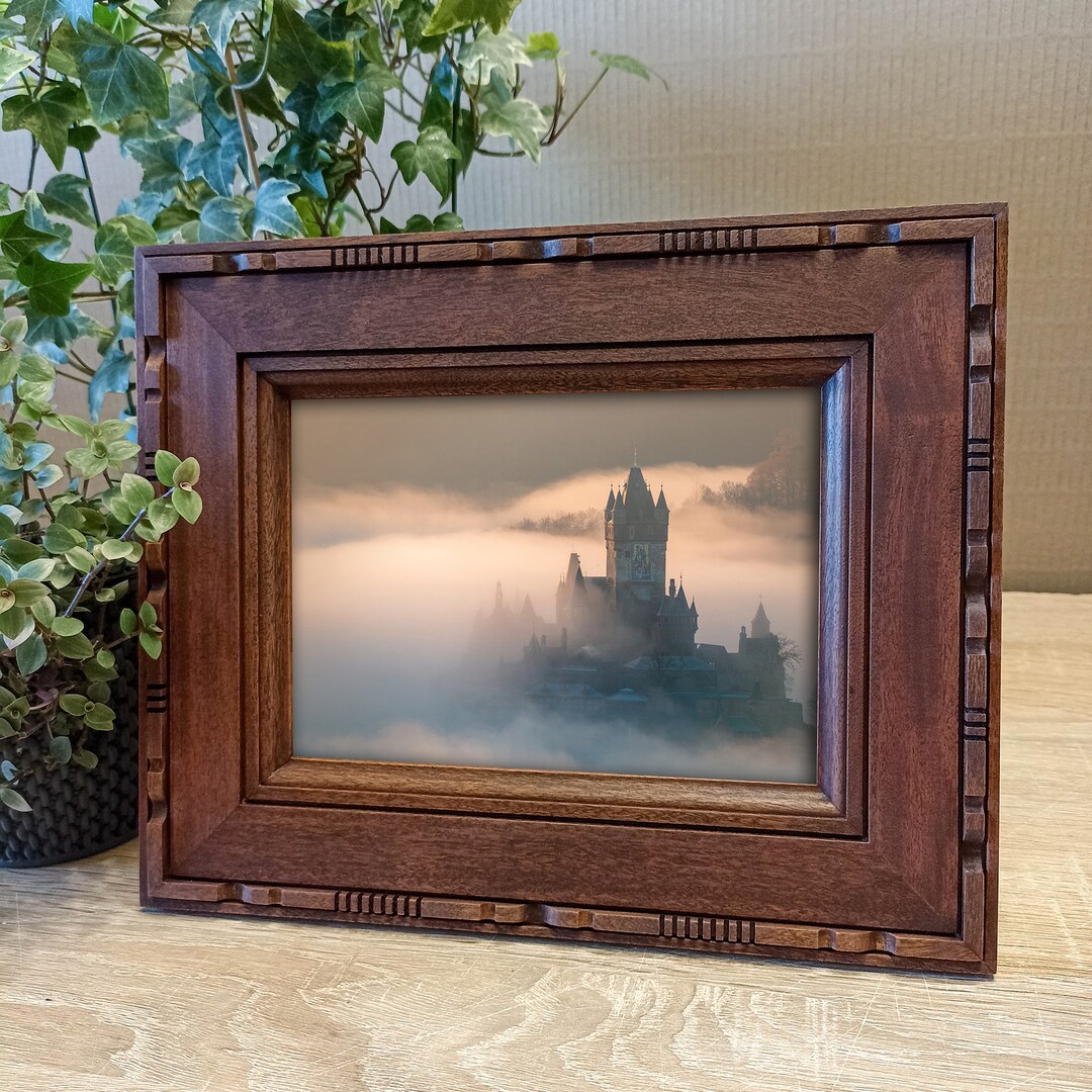 Elegant 5x7 Wooden Picture Frame. 13x18 Cm Photo Frame. Birthday Gift ...