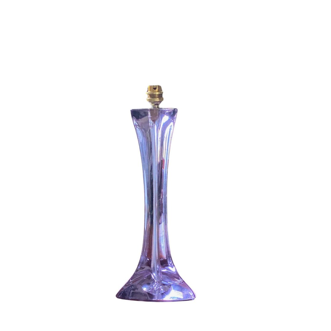 Vintage Neodymium Glass Lamp, Alexandrite Color Changing Crystal ...