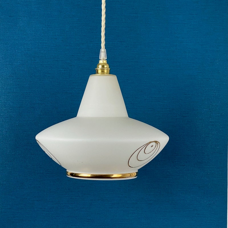 1950s Ceiling Light - Etsy Australia