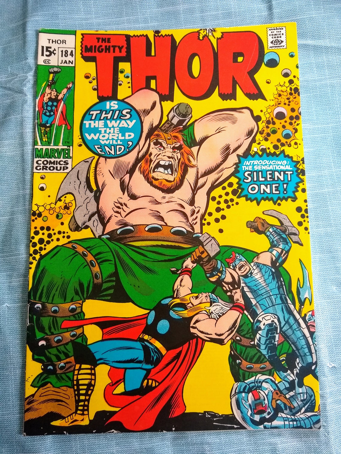 Thor 184 vintage Thor comics marvel comic books silver | Etsy