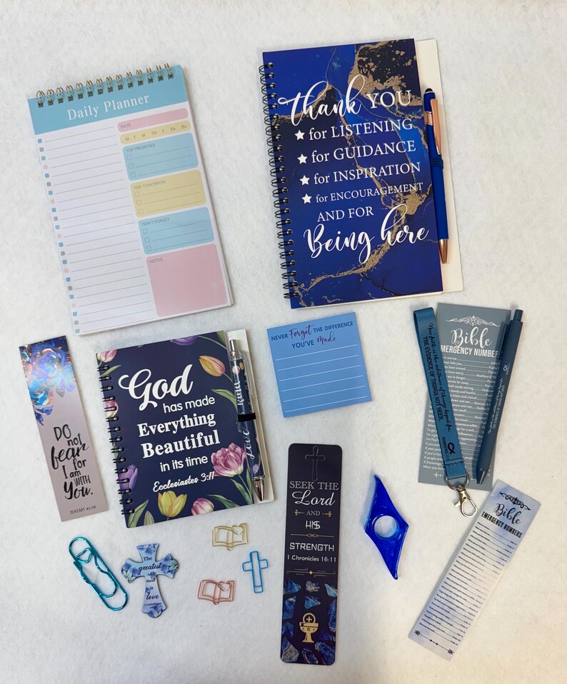 Bible Study Tote Bag With 45+ Christian Journaling Items - Etsy