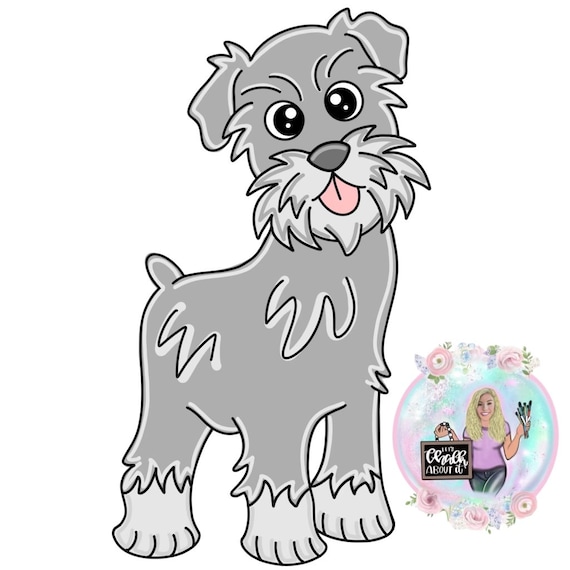 TEMPLATE: Schnauzer Door Hanger Template Schnauzer Decor - Etsy