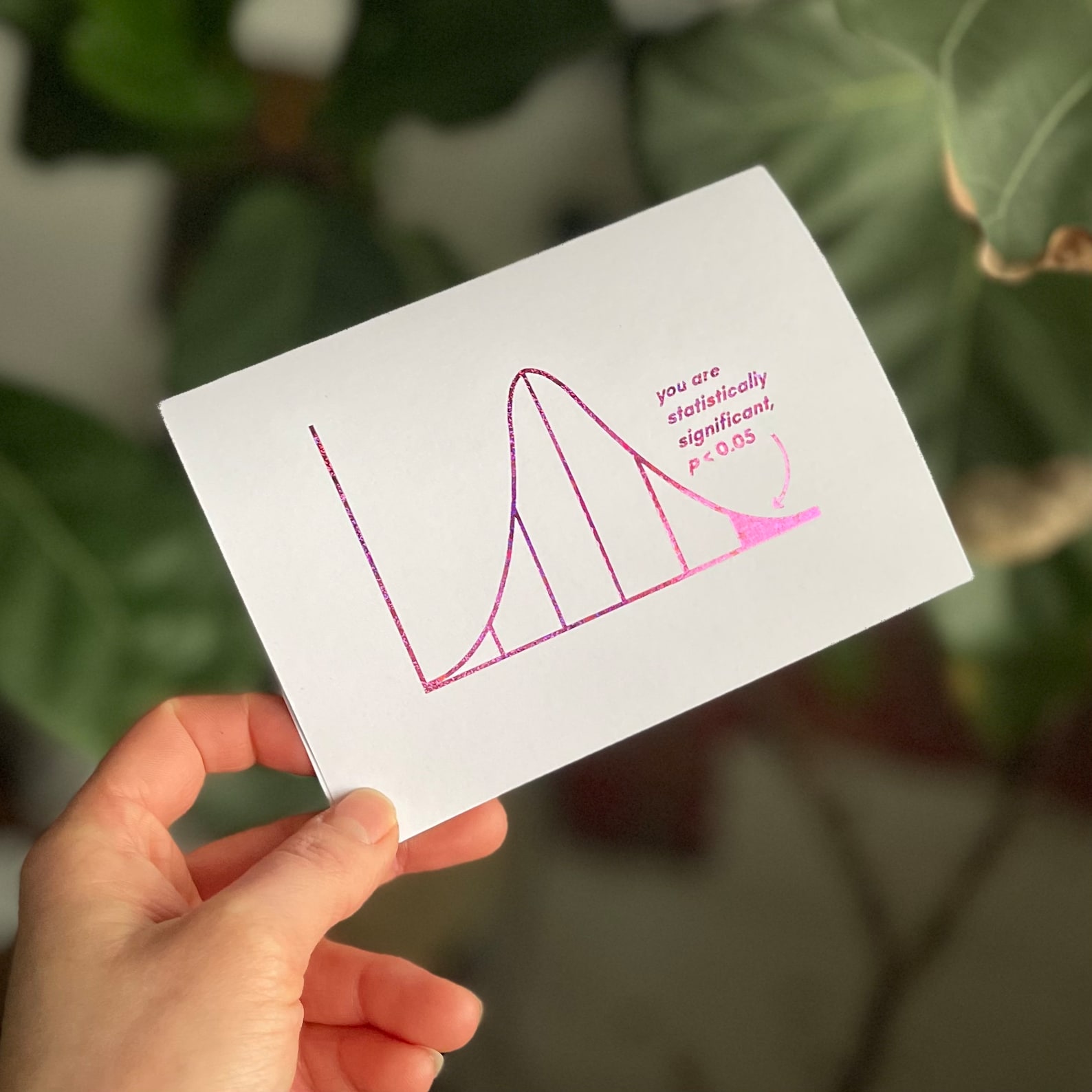 SET of 5 Statistics Math Birthday, Anniversary, or Valentines Card ...