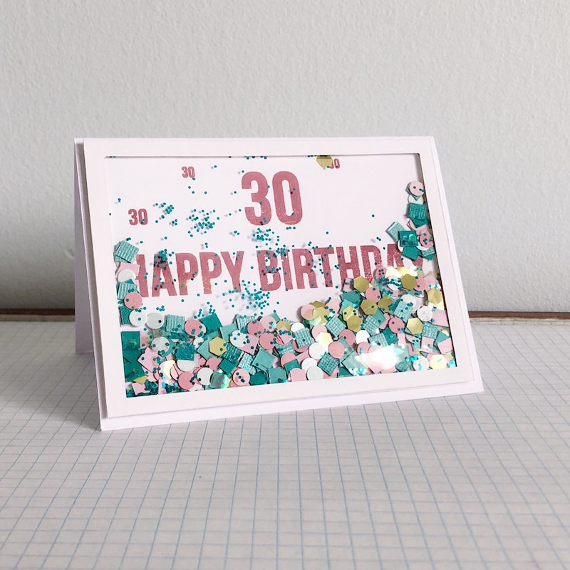 Shaker Card - Etsy