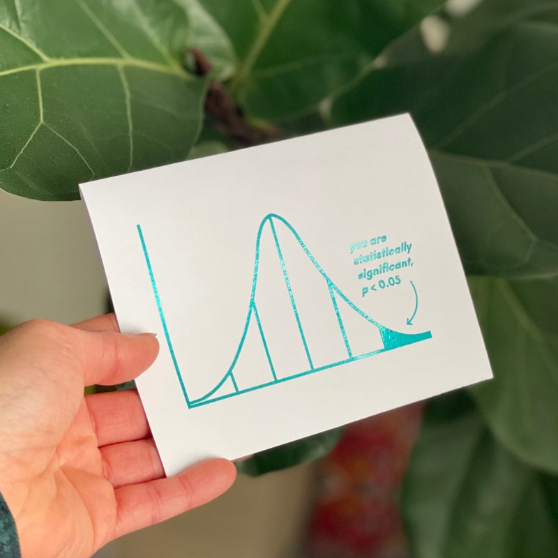 Statistics Birthday Card - Etsy