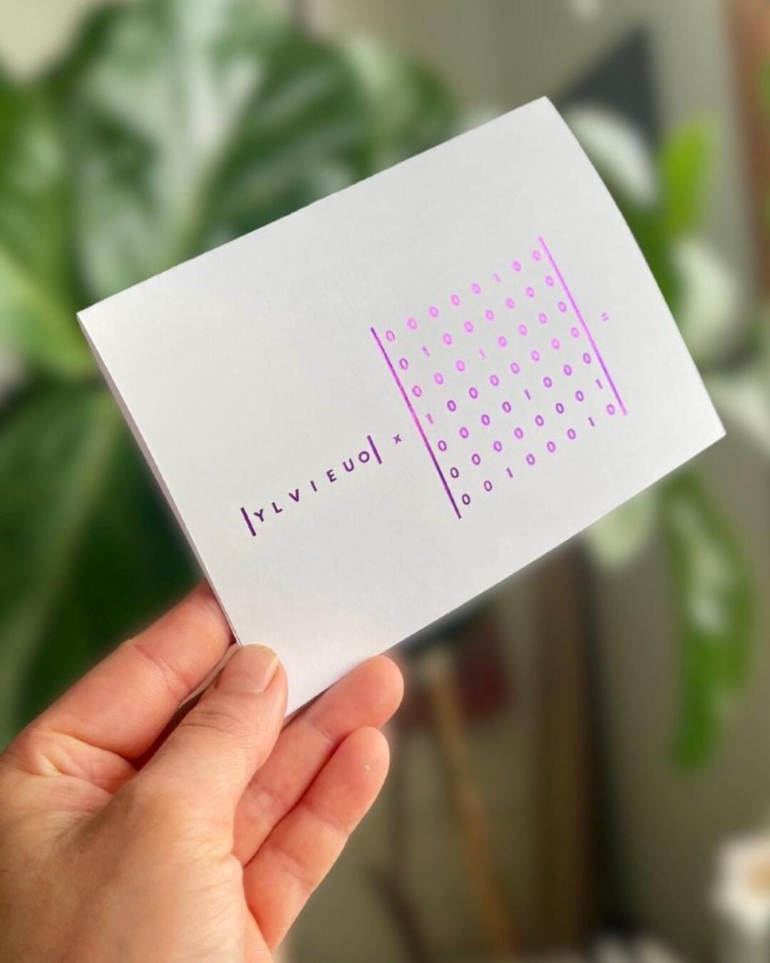 I Love You Matrix Algebra Card for Birthdays, Anniversaries, Holidays ...
