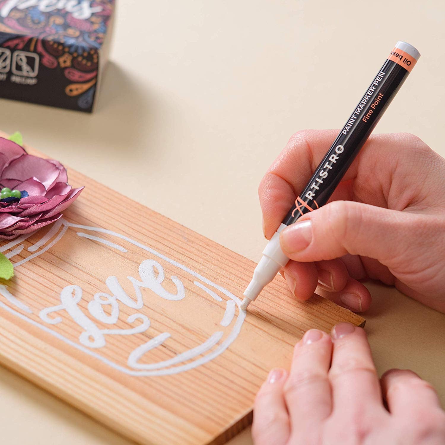 Set of 15 Permanent Oil Based Paint Markers Fine Tip for Rock - Etsy