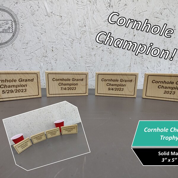 Cornhole Trophy - Etsy