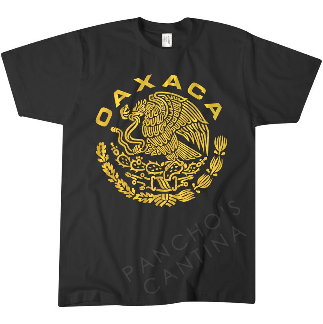 Oaxaca Mexico T-shirt Black | Mexican Golden Eagle S M L XL 2XL - Etsy