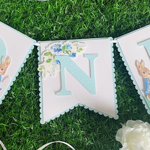 Peter Rabbit Inspired Birthday Banner, Peter Rabbit Bunting ...