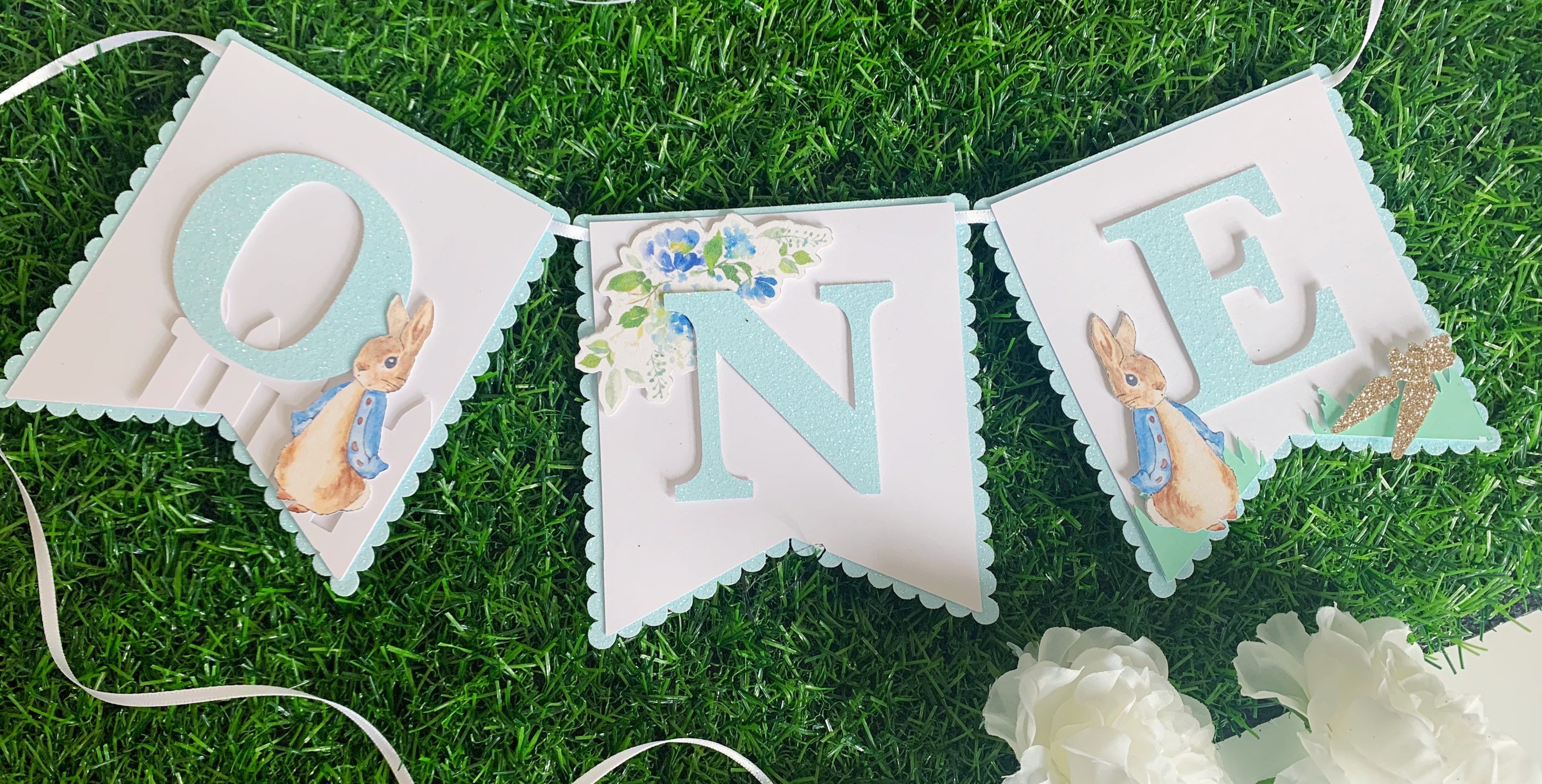Peter Rabbit Inspired Birthday Banner Peter Rabbit Bunting - Etsy