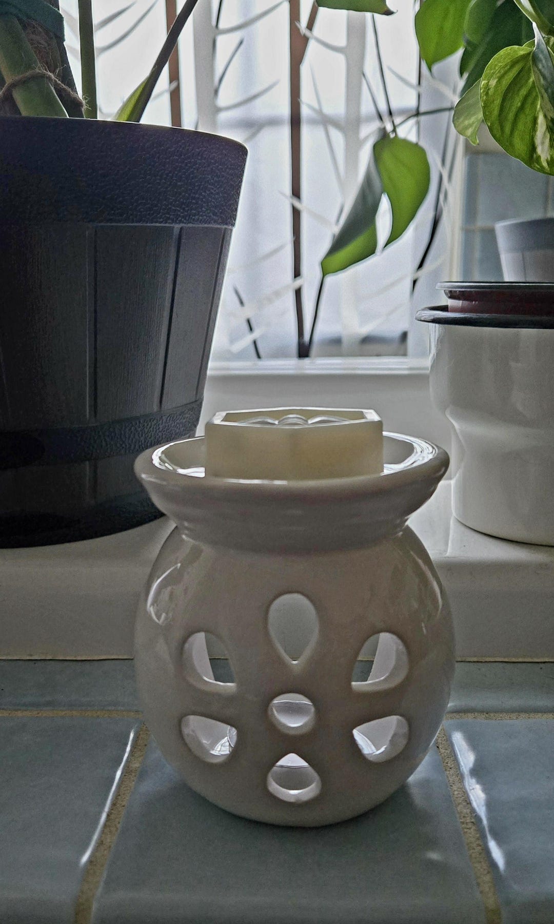 Tealight Wax Warmer| Wax Melter| Scented Wax Melts| Soy Beeswax Blend ...