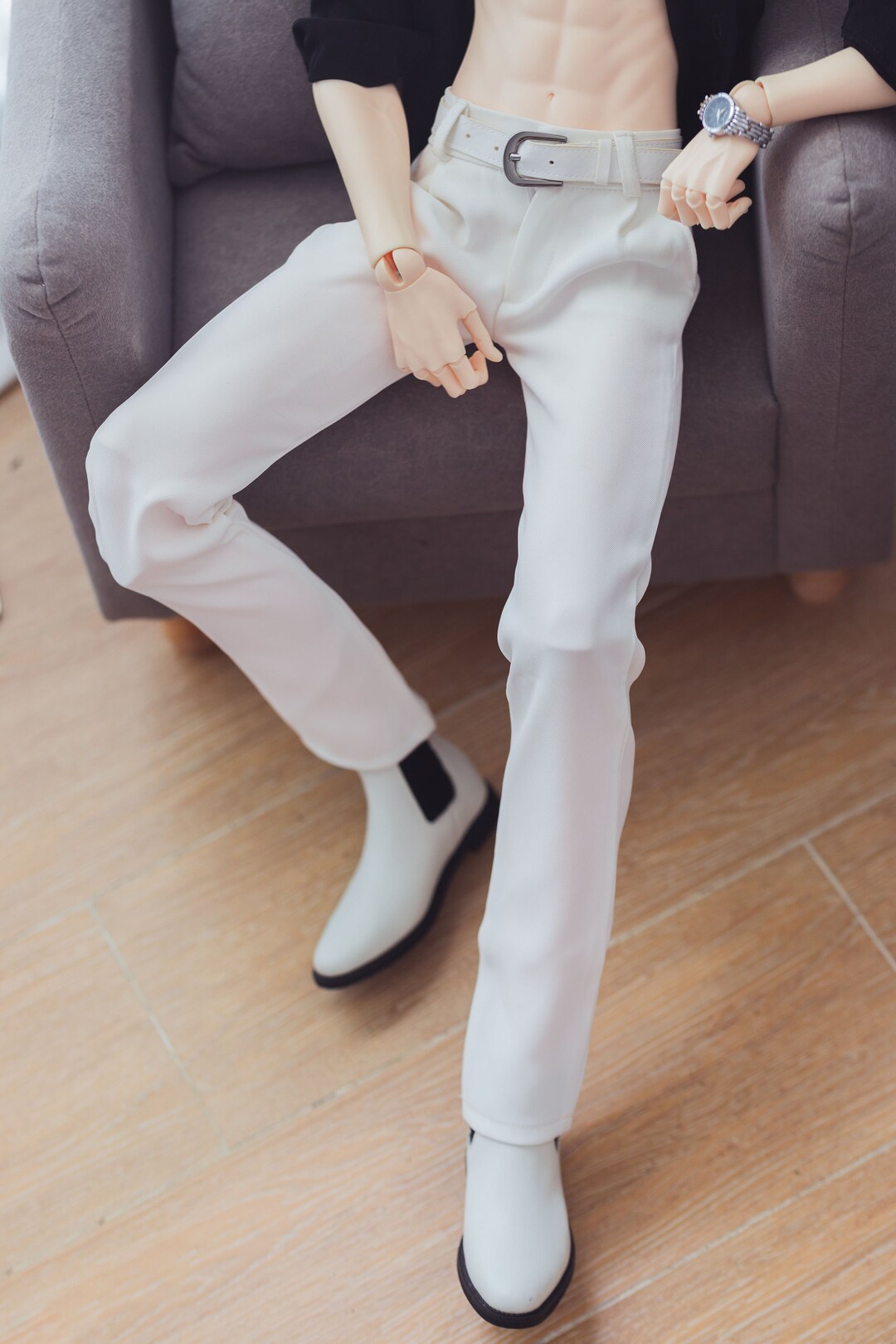 Casual Male BJD Suit Pants Trousers for 1/3 1/4 Bjd SD17 Uncle POPO68 ...