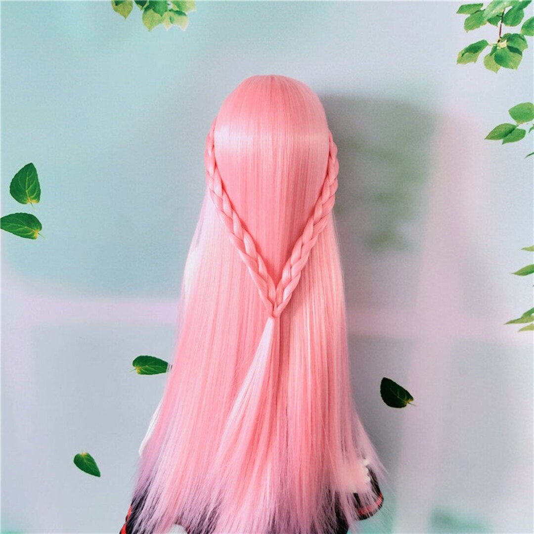1/3 1/4 1/6 1/8 Bjd Doll Long Straight With Braids Wig,multi-colors ...