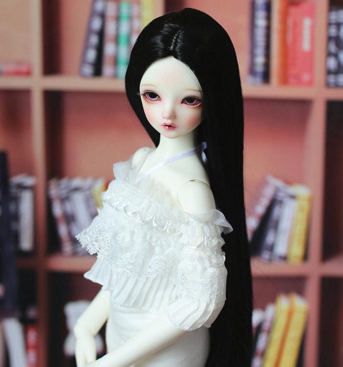 1/3 1/4 1/6 1/8 1/12 Bjd Doll Long Straight Wig,multi-colors Hair for 9 ...