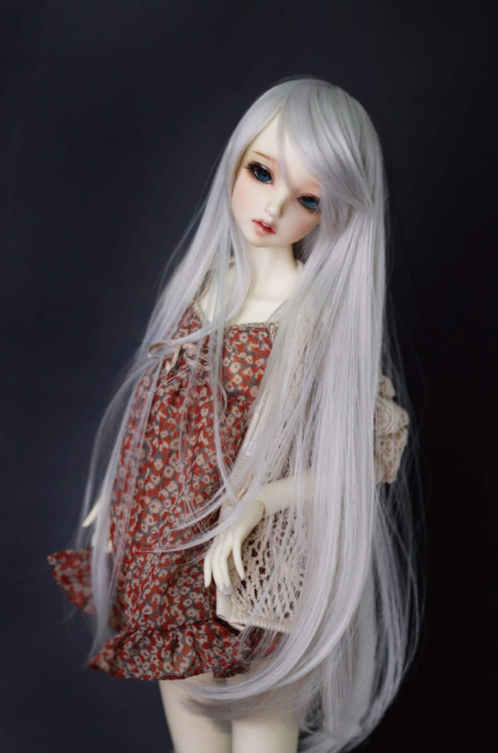 BJD Doll Wig for Volks SD DD Dollfie Dolls and More,9-10 Inch 8-9 Inch 7-8 Inch 6-7 Inch 5-6 ...