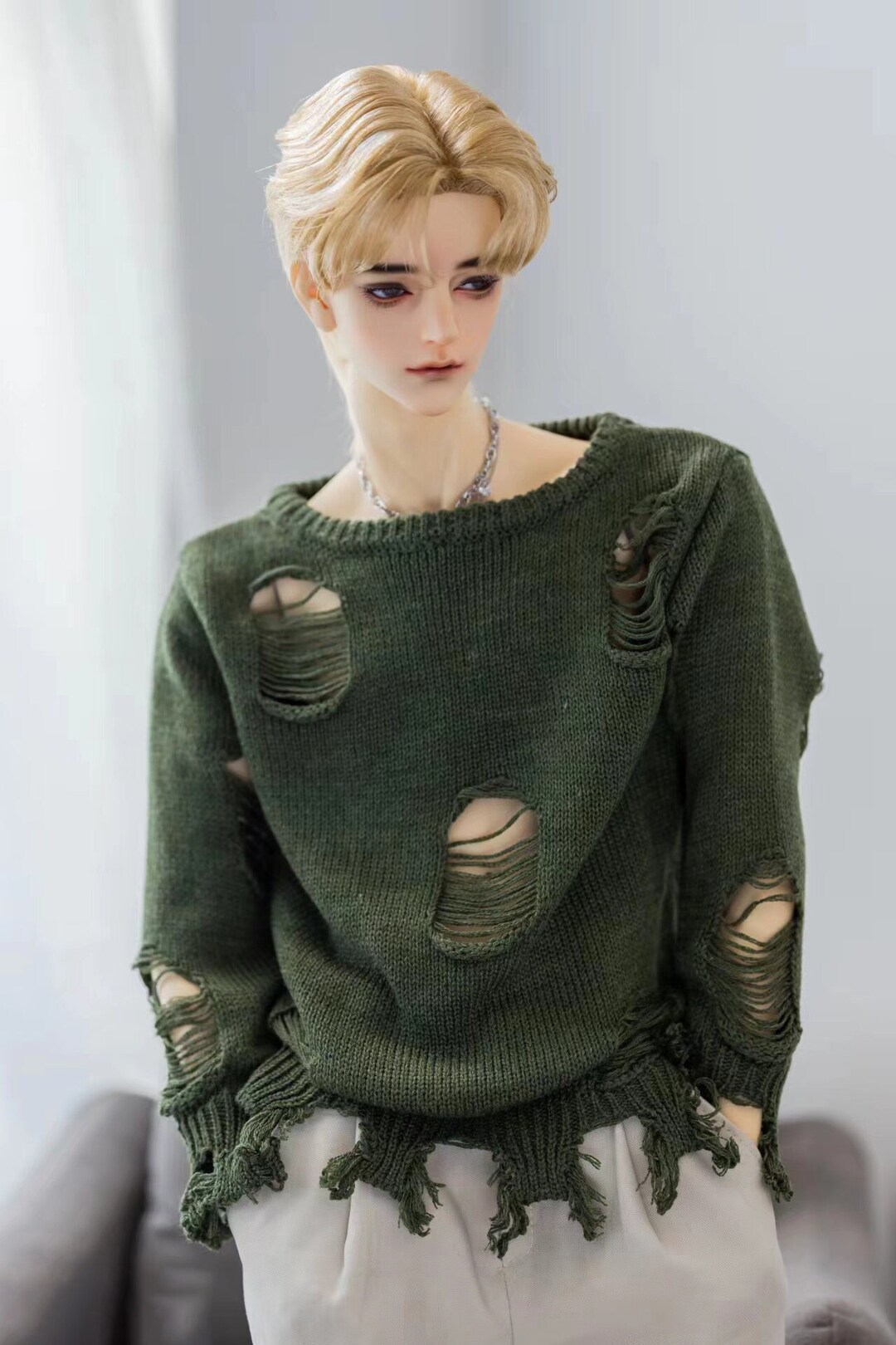 BJD Doll Clothes,ripped Sweaters, Hollow Sweaters for 1/3 Strong Uncle ...