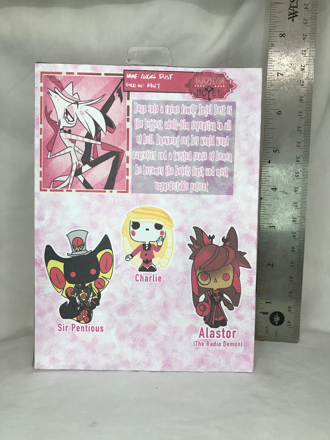 Hazbin Hotel Angel Dust Funko Pop | Etsy