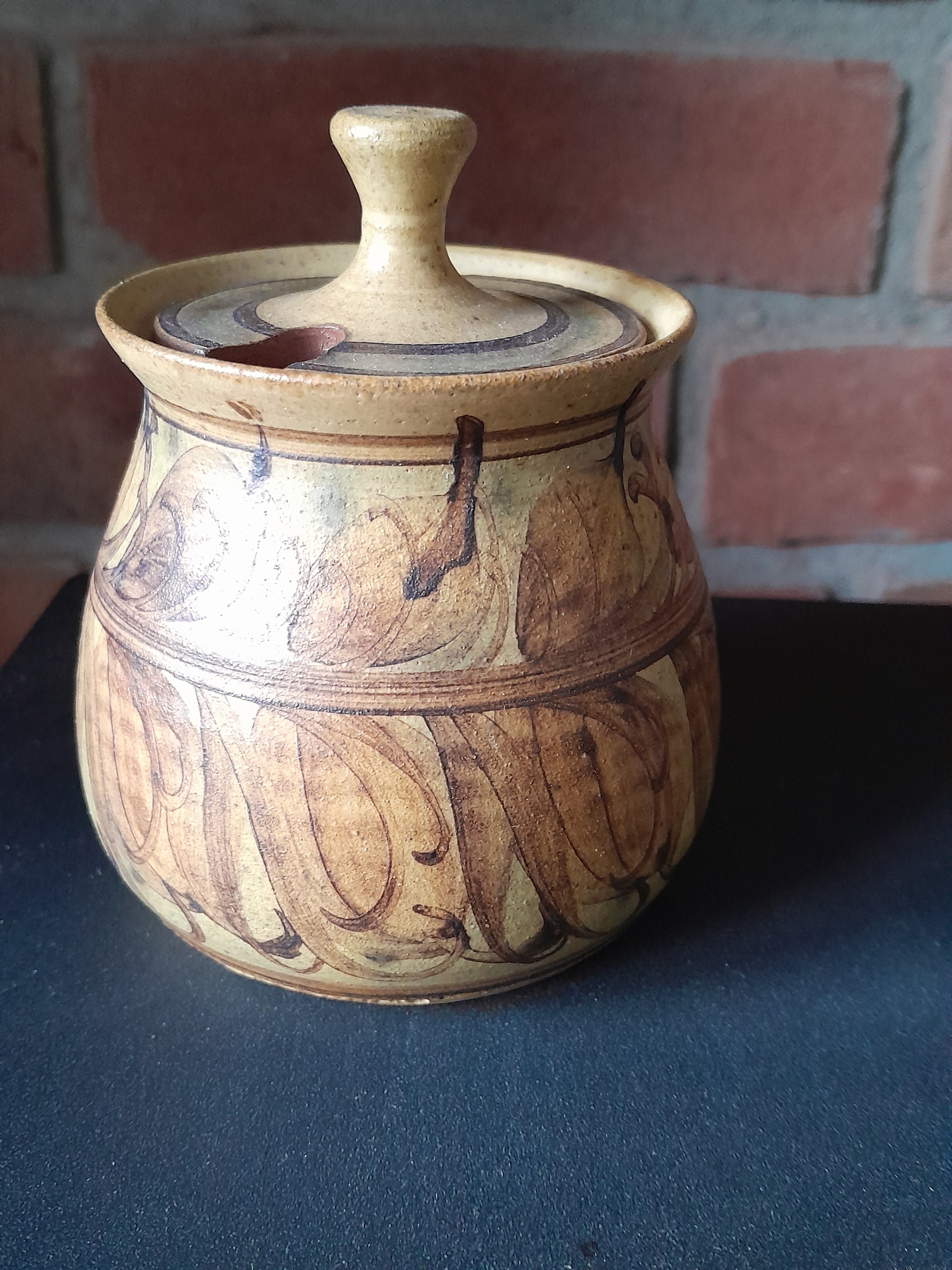 Vintage Alvingham Pottery Preserve/condiment Jar/pot - Etsy