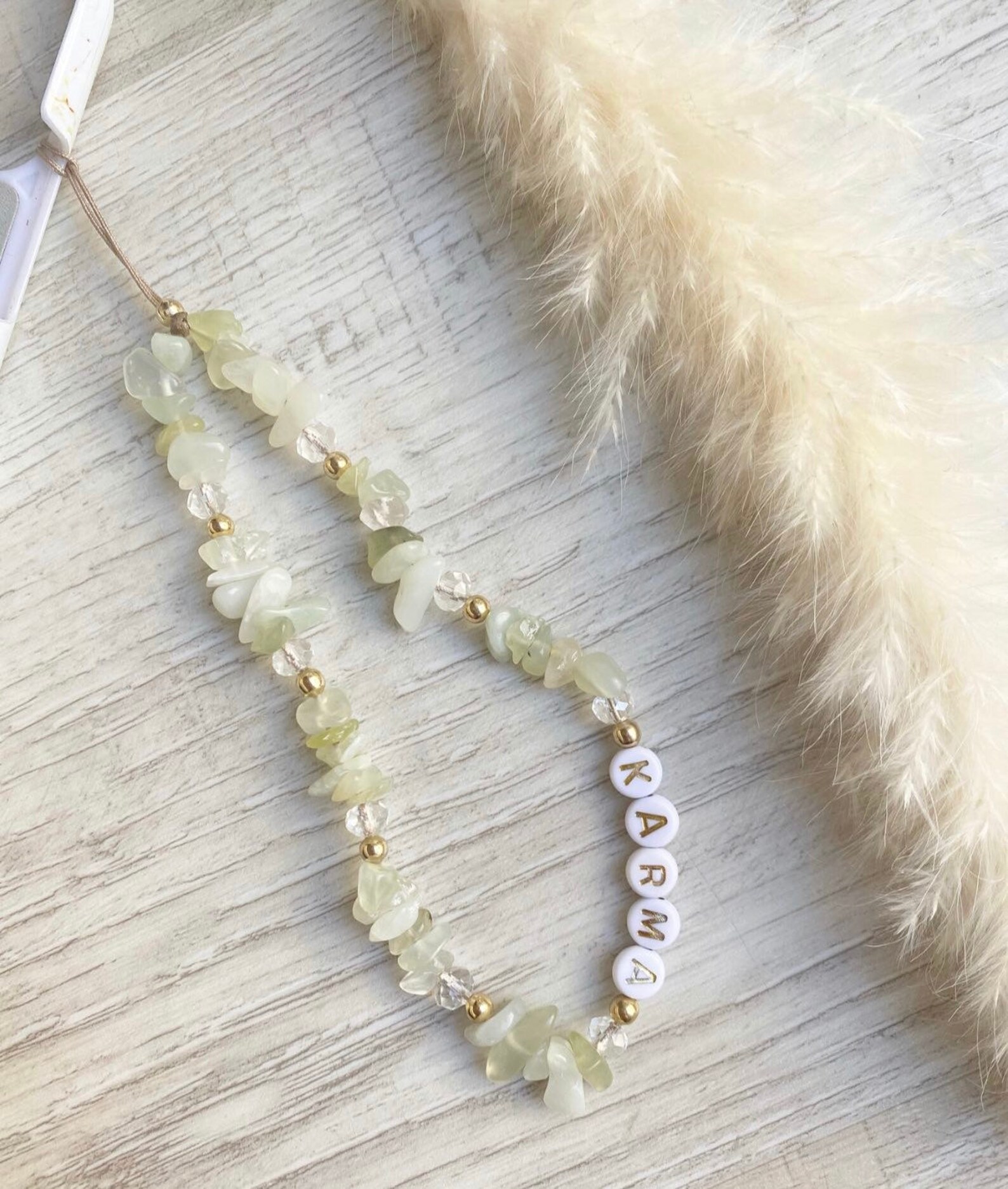 Mobile Phone Chain / Gemstones / Phone Accessoire / - Etsy