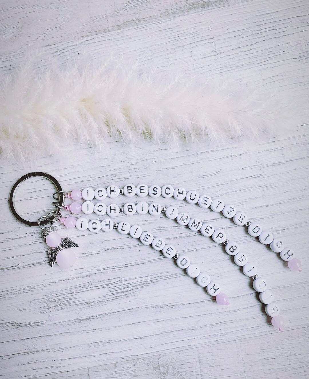 Guardian Angel | Lucky Charm | Keychain Gift With 3 Names | Lucky Charm ...