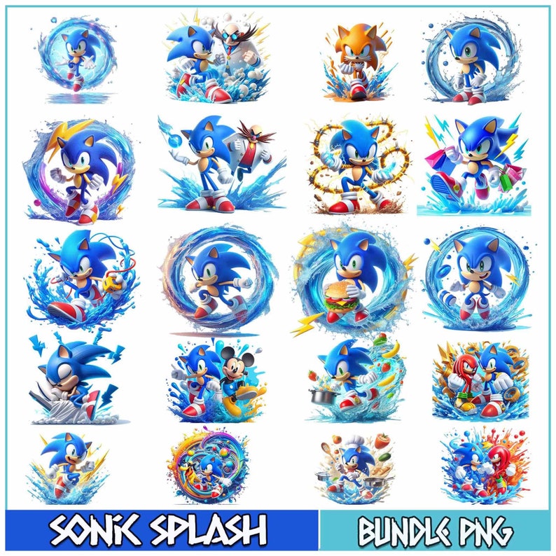 Sonic Hedgehog Svg, Sonic Svg, Sonic Png, High Quality Digital Files ...
