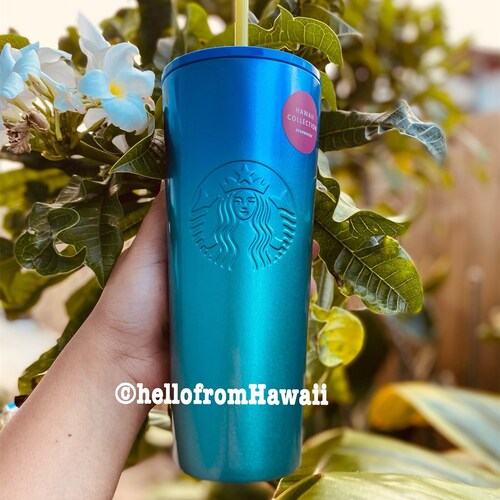 Starbucks Hawaii Collection Metal Tumbler Cold Cup 24oz - Etsy