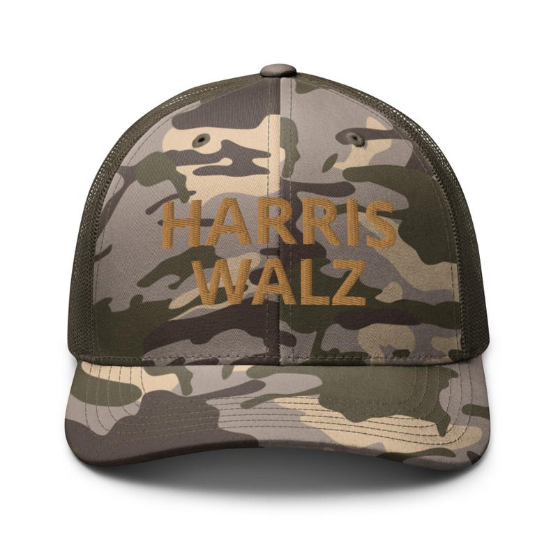 Harris Walz Camo Hats - Etsy