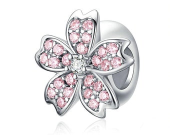 Cherry Blossom Pandora Charm - Etsy