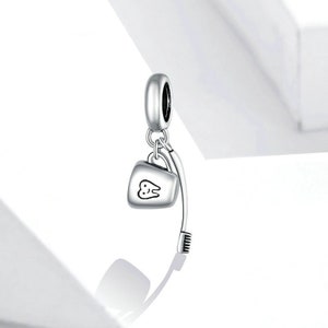 Sterling Silver Smiley Tooth Charm Fits Pandora-style Bracelets ...