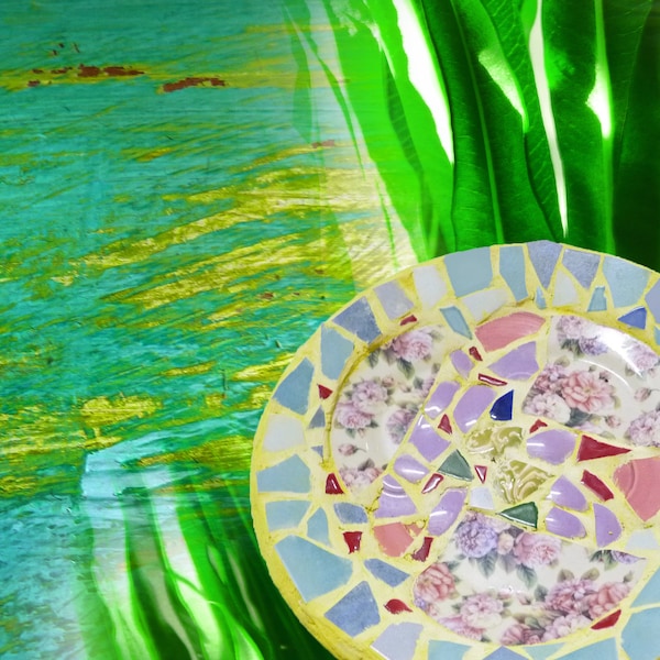 Turquoise Bird Tile - Etsy