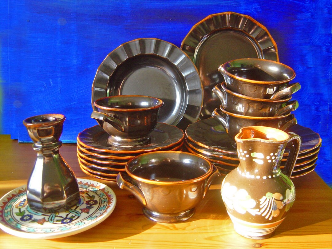 Vintage Dinner Service Mexico Country House Style Tableware Ceramic ...