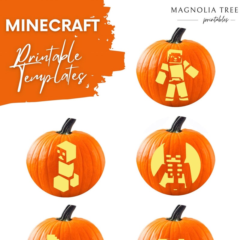 Roblox Pumpkin Stencil - Etsy
