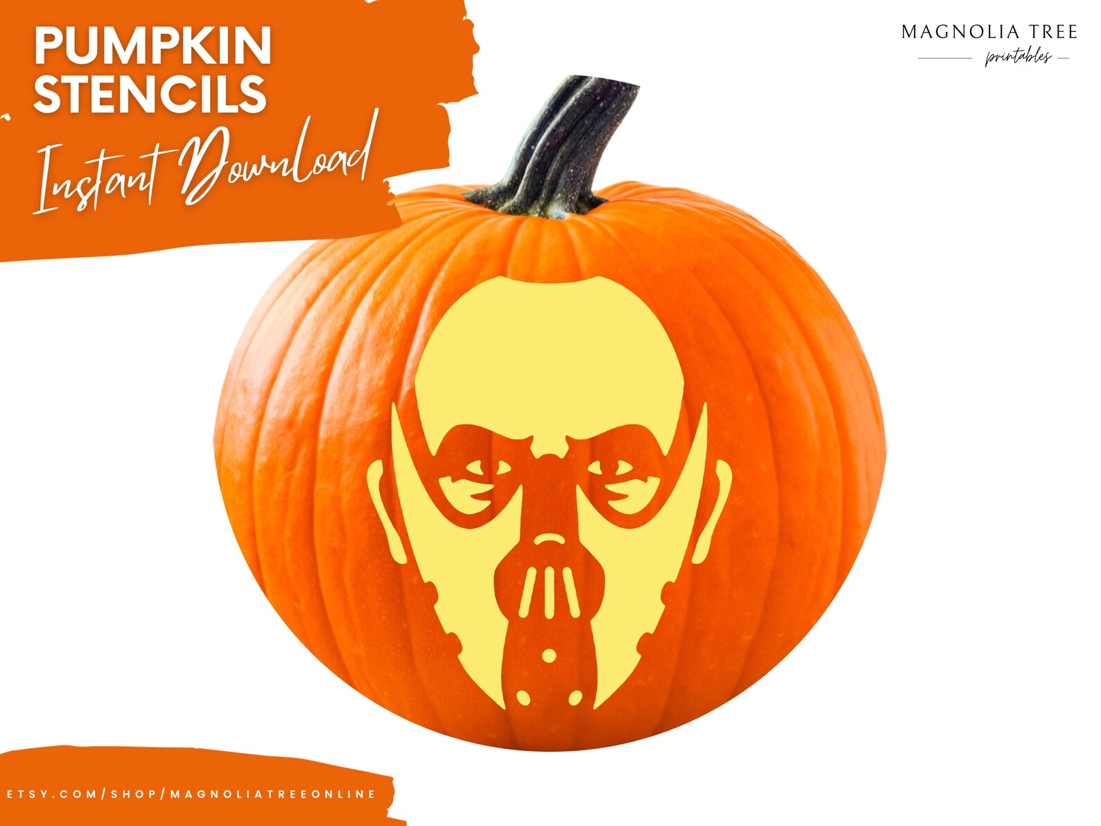 Horror Movie Bundle Printable Pumpkin Carving Stencils: PDF Template ...