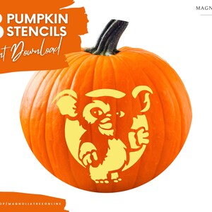 Iconic Totally 80’s Printable Pumpkin Carving Stencil: PDF Digital ...