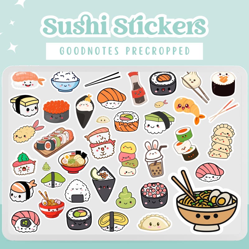 Ramen Stickers - Etsy