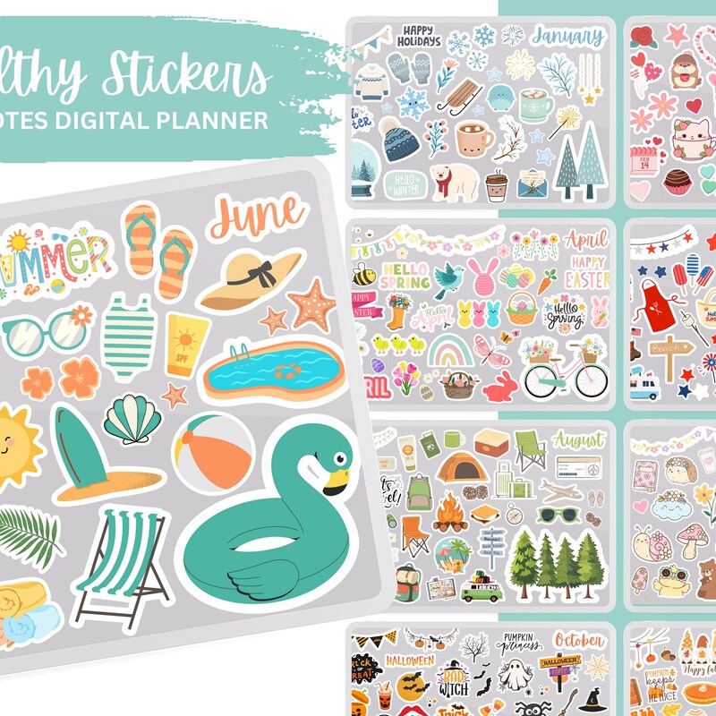 September Stickers - Etsy