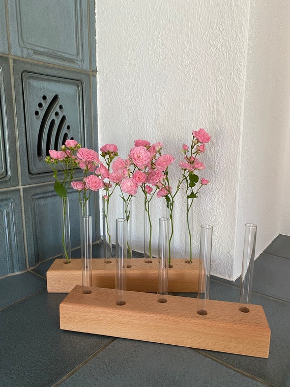 Vase Rotbuche Reagenzglas Holz gedämpfte Rotbuche - Etsy