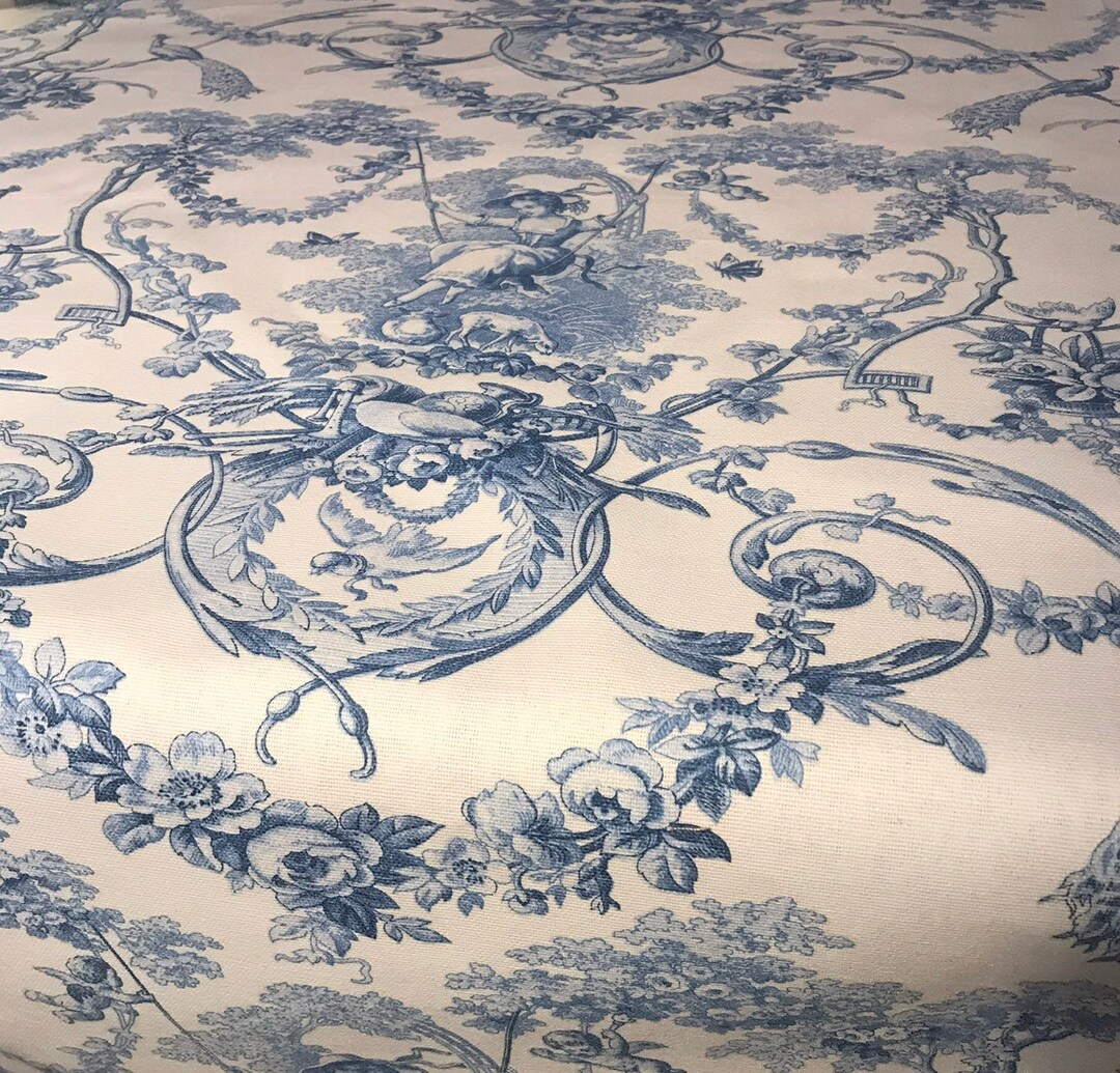 Tablecloth, Tablecloth Festive, Toile De Jouy, Table, White Blue ...
