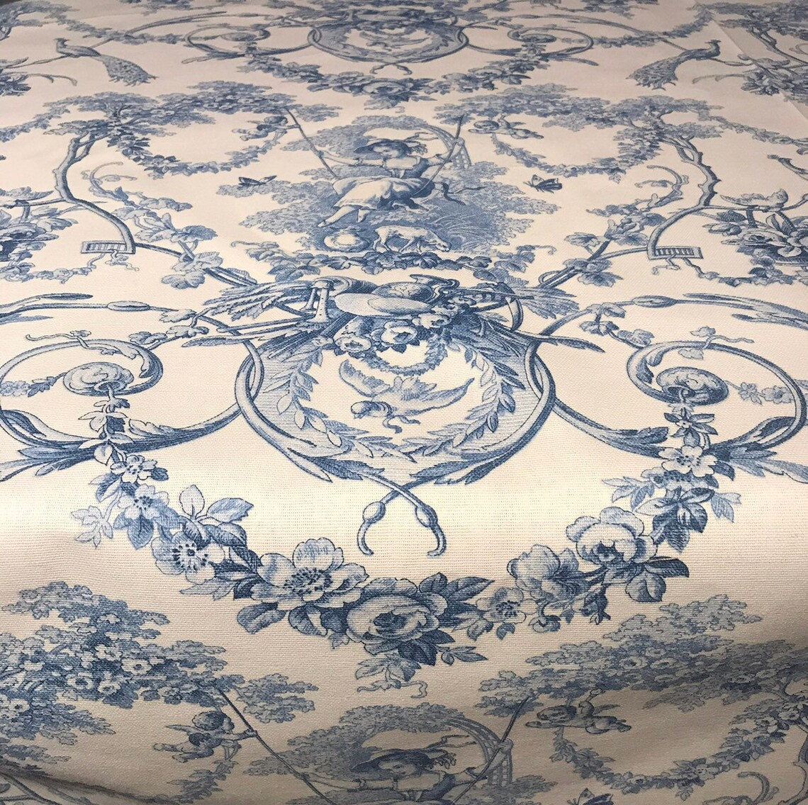Tablecloth tablecloth festive toile de jouy table | Etsy
