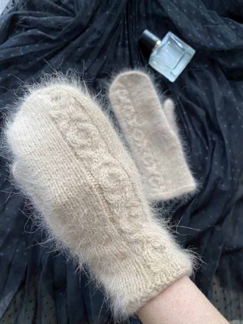Female Mittens Alpaca Mittens Women Winter Ladies Gloves - Etsy