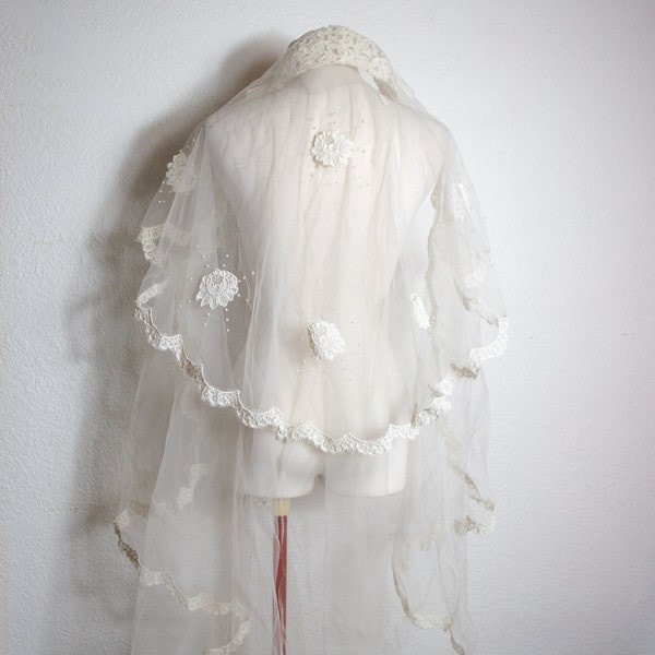 Antique Lace Veil - Etsy