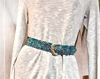 Handmade Vintage Bead Loom Beaded Belt - Etsy